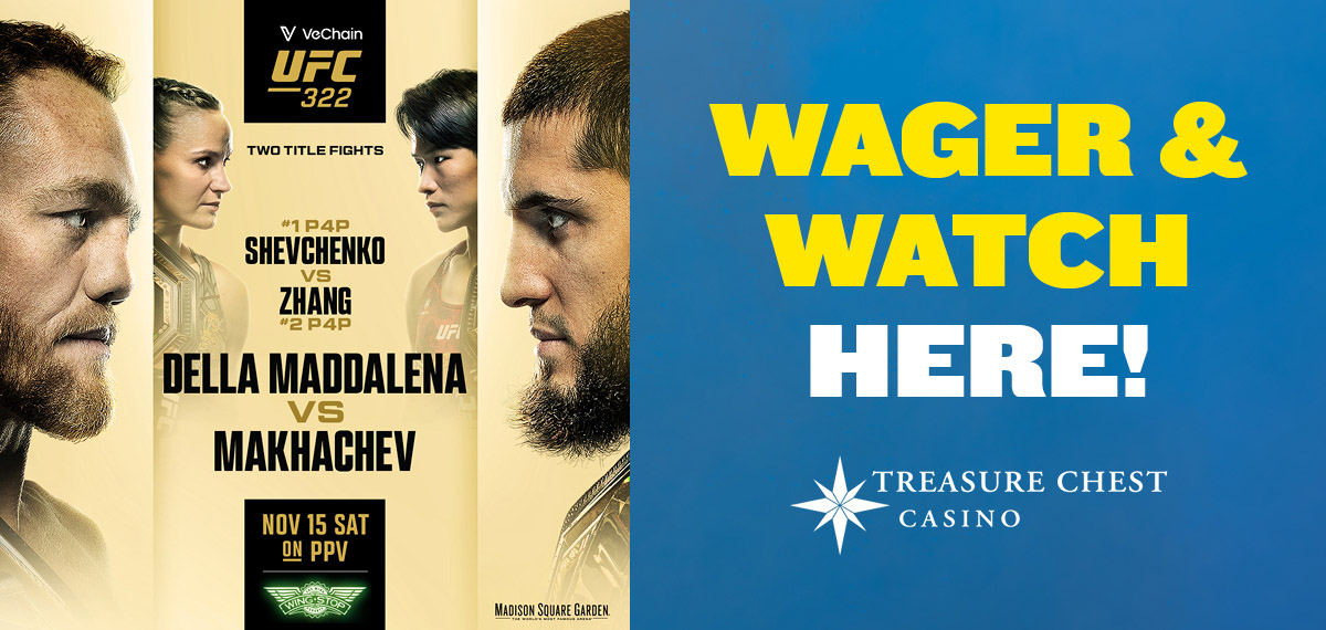 UFC 322 | Treasure Chest Casino in Kenner, LA